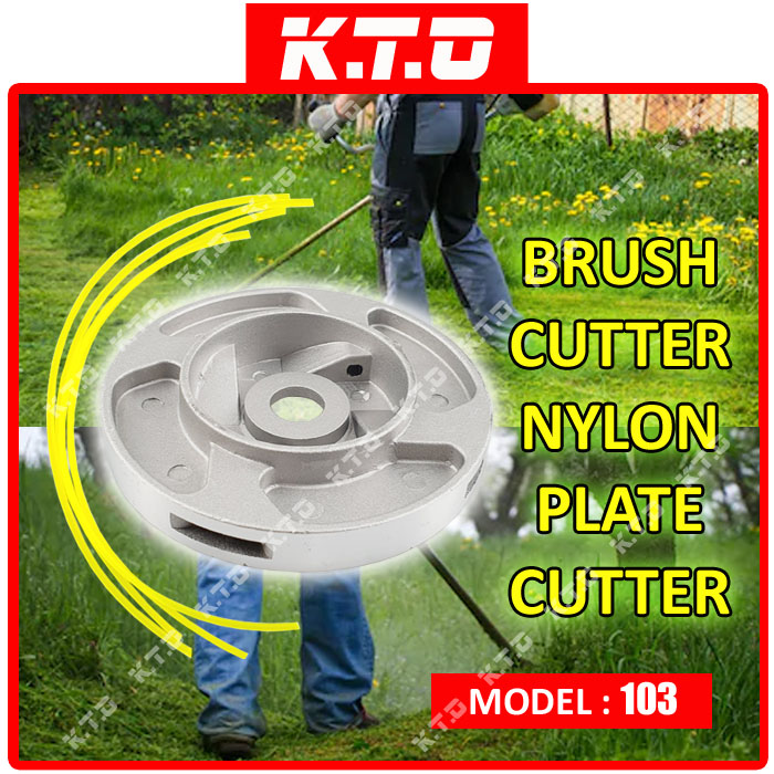 Heavy Duty Aluminium Brush Cutter Nylon Plate Cutter Grass Cutting Disc ...