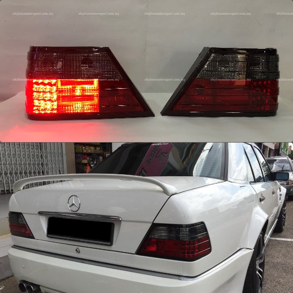 Mercedes Benz E Class W124 Led Tail Lamp Red Smoke 100% Taiwan 1985 ...