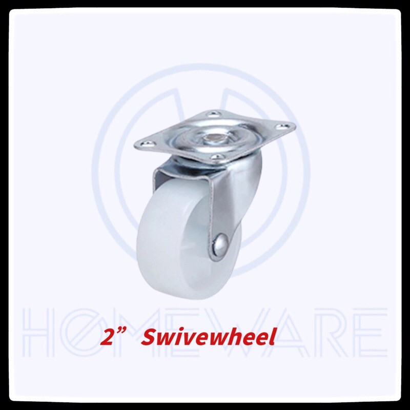 Nylon castor wheel 2” / PP WHEEL SWIVEL | Shopee Malaysia