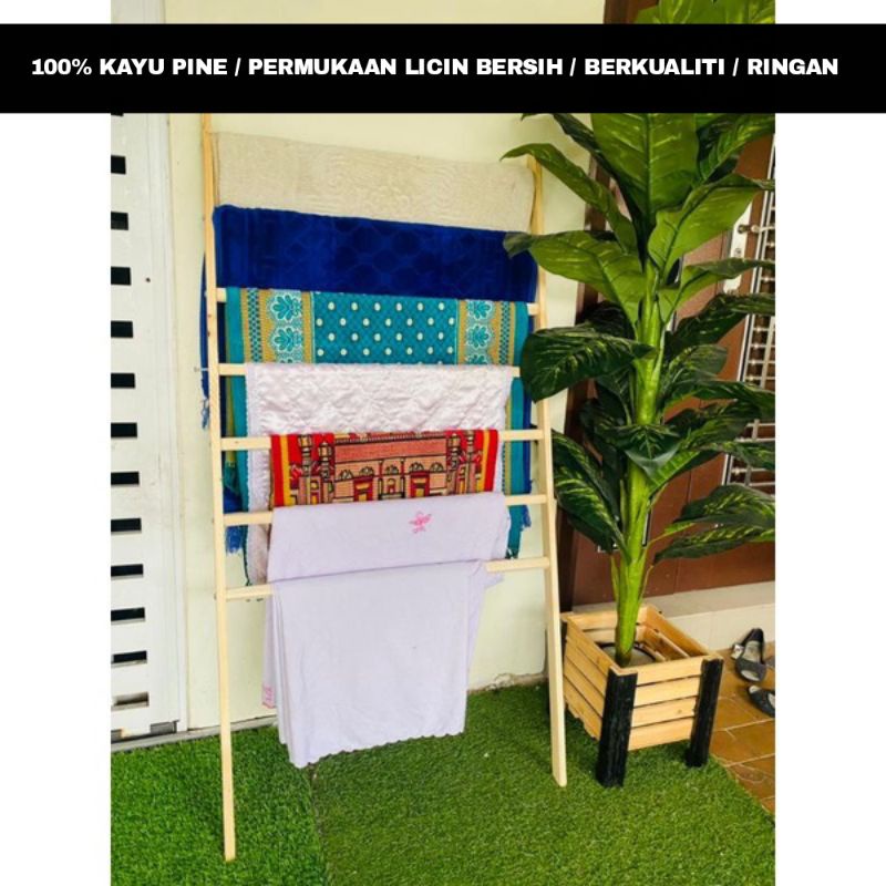 DECORATIVE LADDER / TEMPAT LETAK SEJADAH TUALA / PENYANGKUT TUALA ...