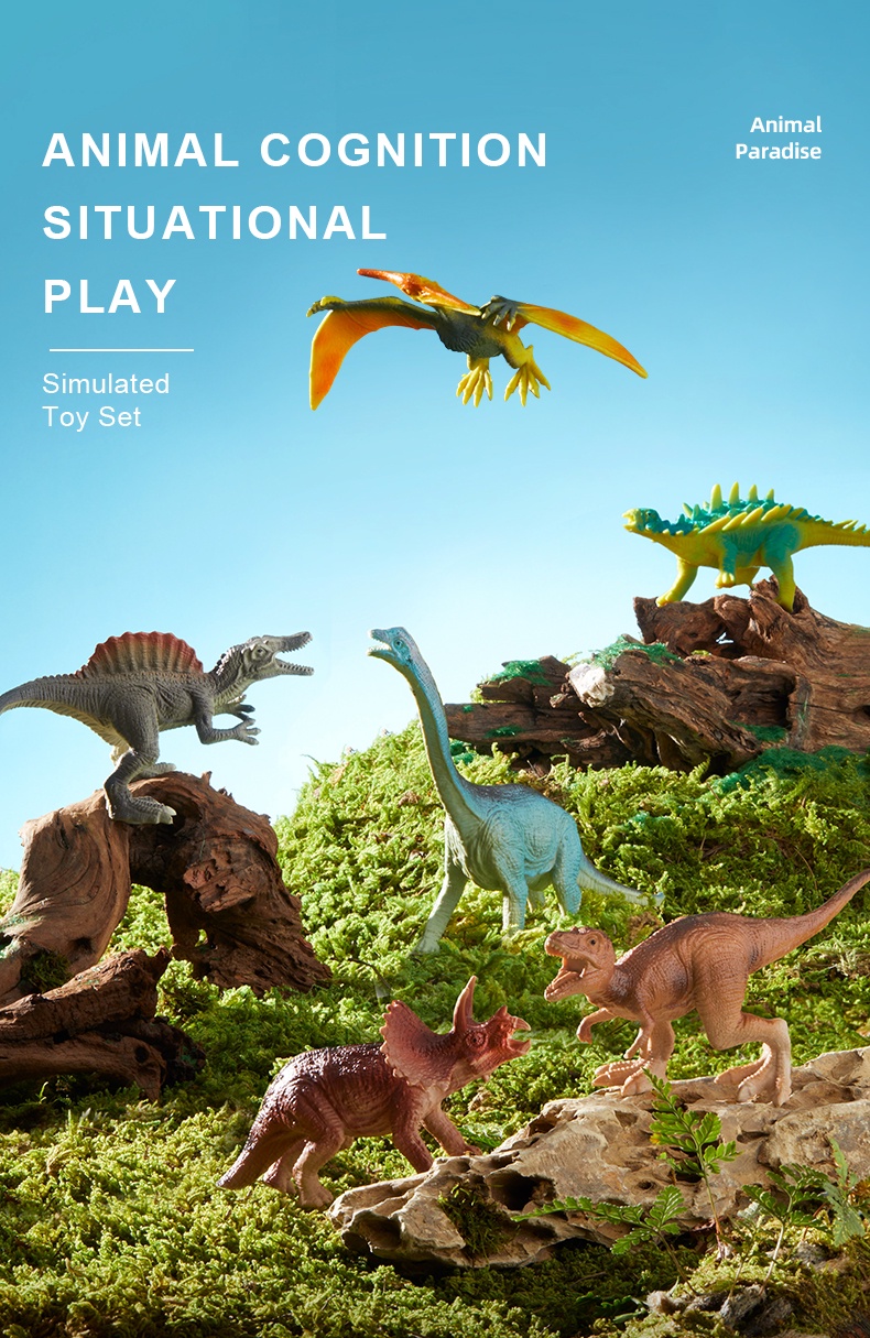 Mideer Realistic-looking Simulation Toy set - Animal / Dinosaur Themes ...