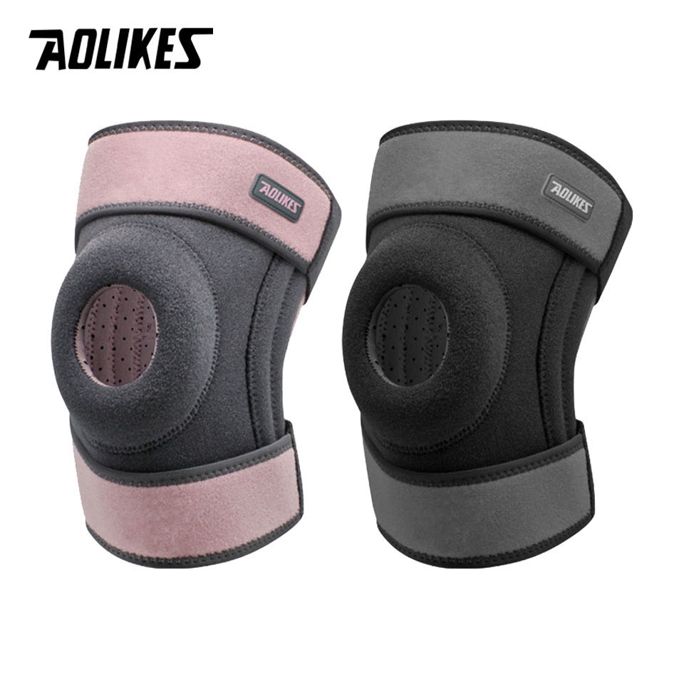 Aolikes Breathable Four Springs Support Sports Knee Pads with Side ...