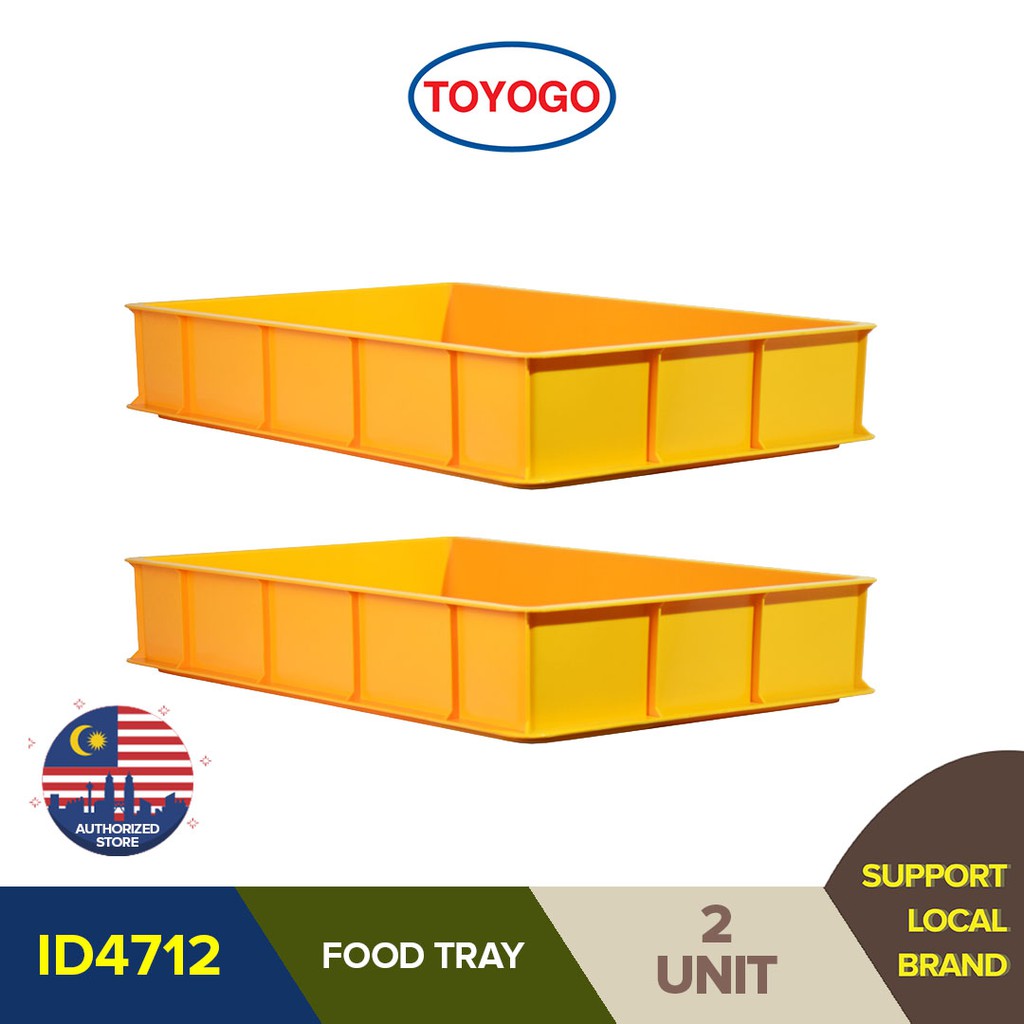Toyogo Food Tray Storage Container 4712 (2 Pcs) | Shopee Malaysia