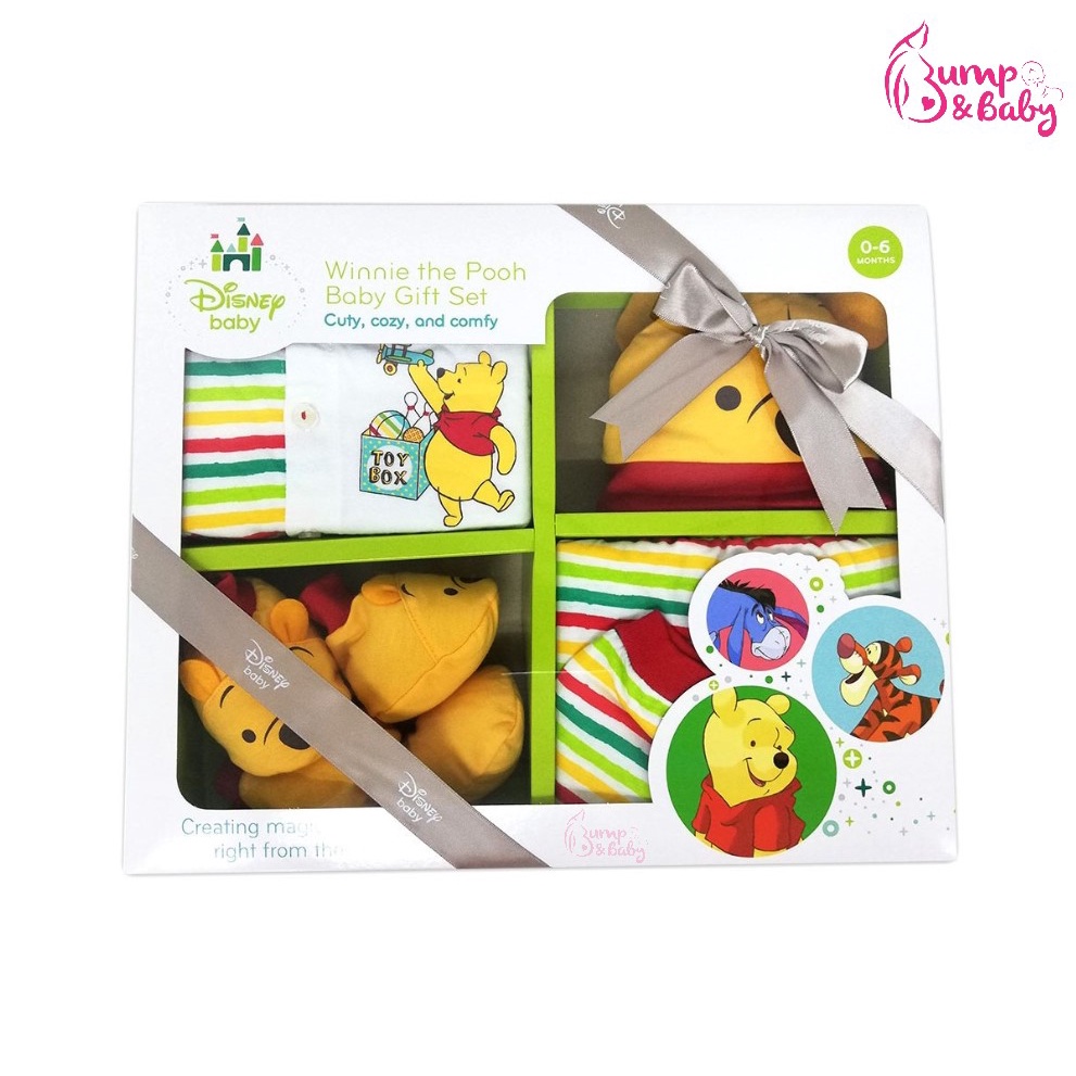 Disney - Winnie The Pooh Baby Gift Set 5 pcs (0-6 months) | Shopee Malaysia