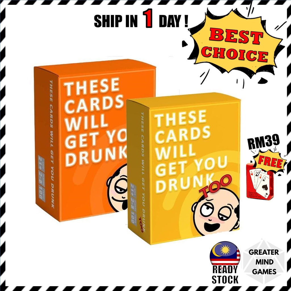 These Cards Will Get You Drunk Card Games Adult Drinking Game Board ...