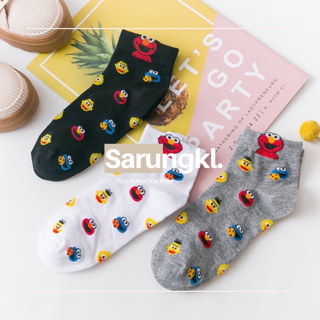 1 Pair Ready Stock Korea Harajuku Trend Women & Men Unisex Viral Socks ...