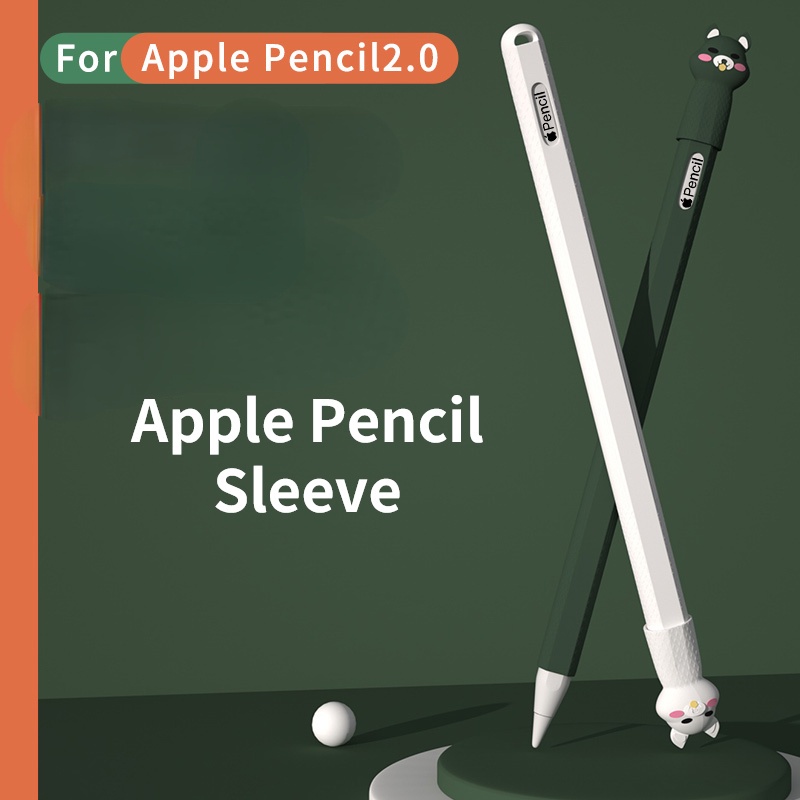 Apple Pencil Sleeve Silicone Ultra-thin Anti-lost Cute Pencil Cover ...