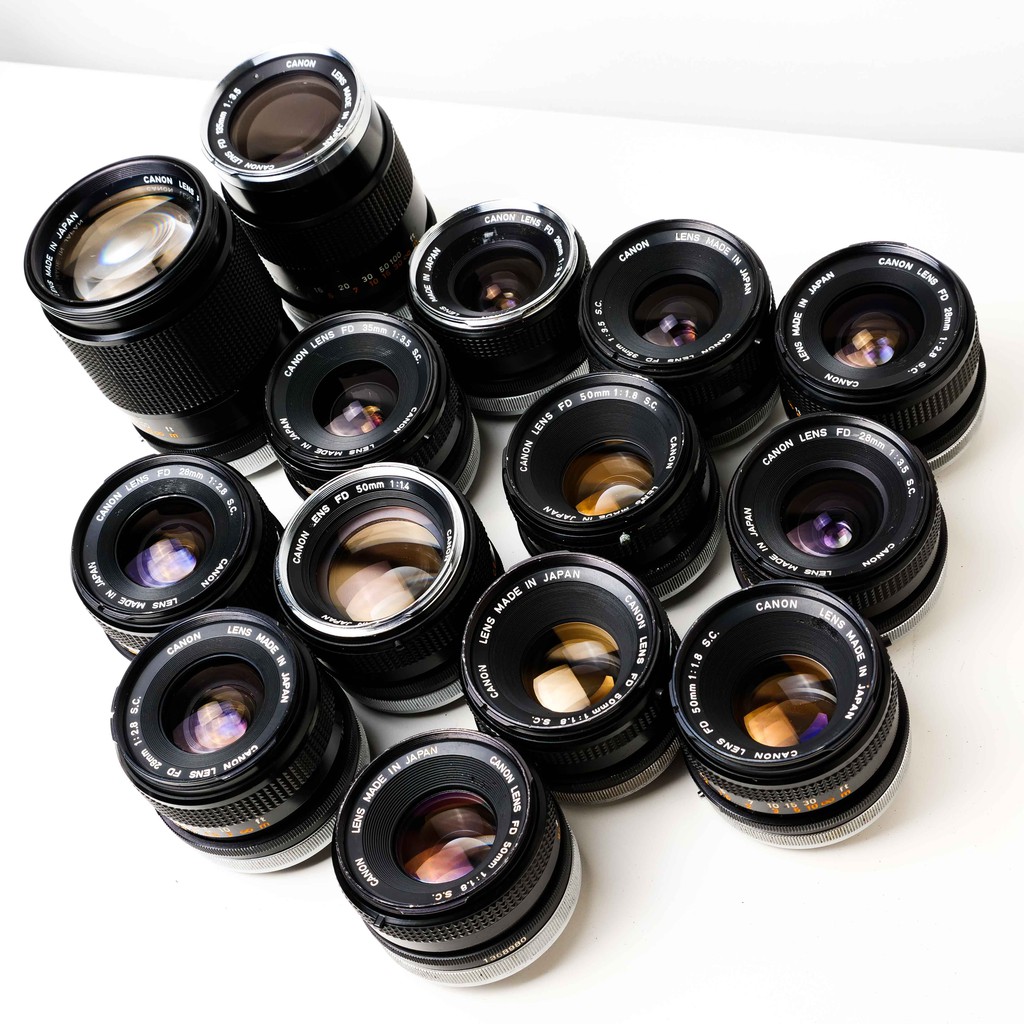 Original Canon FD mount vintage lenses lens for AE-1, AE-1 Program, A-1 ...