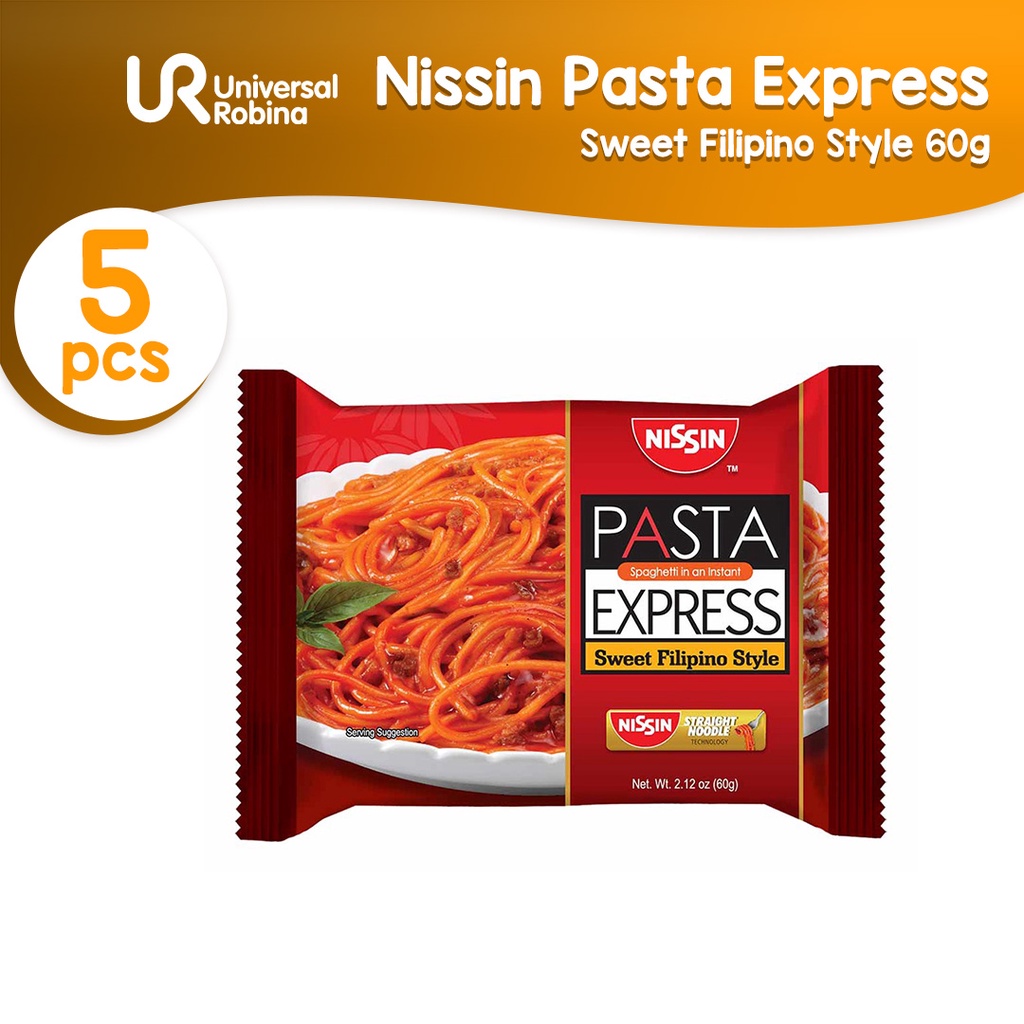 Nissin Pasta Express Sweet Filipino Style (60g) - 5 pcs | Shopee Malaysia