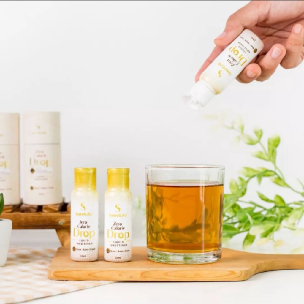 Sweetlab Zero Calorie Drop Liquid Sweetener (25ml) Pengganti Gula Cair ...