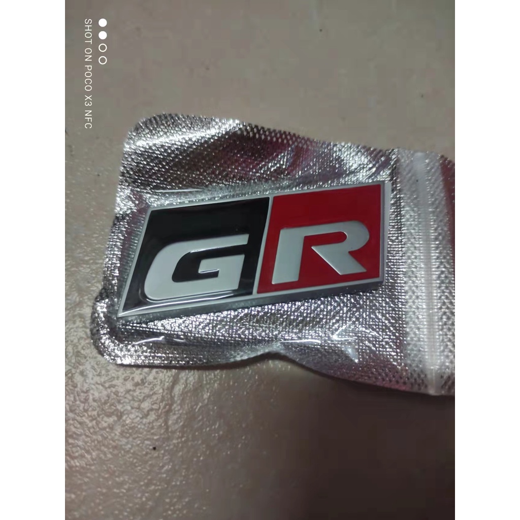 GR GAZOO Racing 3D Aluminium Emblems Car Body Deccoration Sticker For ...