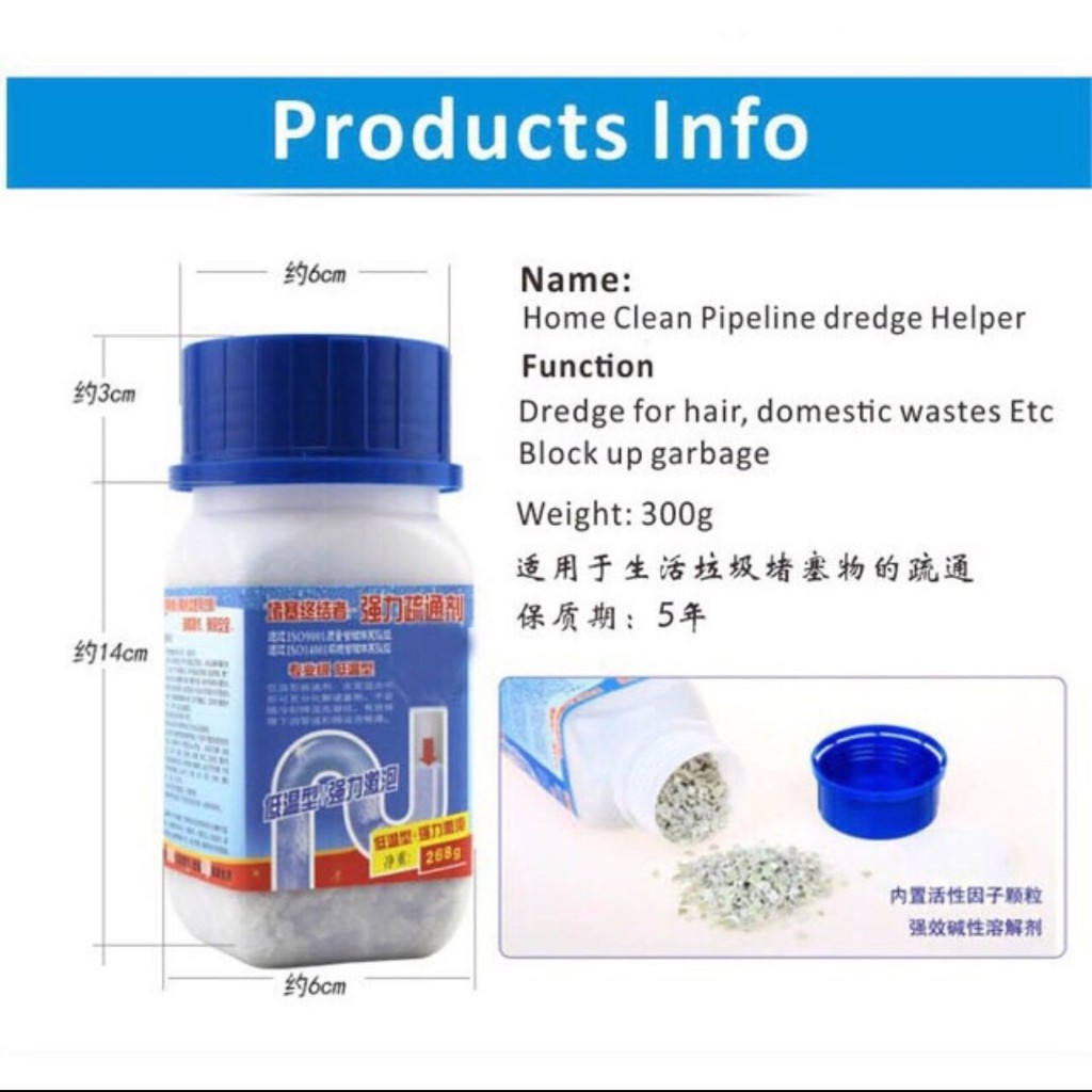 🇲🇾 Ready Stock. SUPERPowerful Home Clean Pipeline Dredge Helper untuk ...