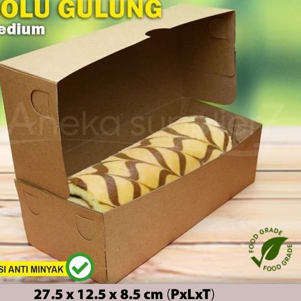 Box Box Dus Box Roll Cake - Bolu Roll | Chocolate KRAFT | (M) (20PC ...