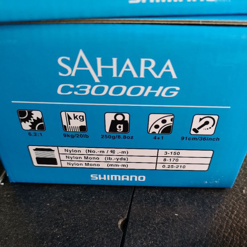 SHIMANO SAHARA 500 /1000/C3000HG FISHING REEL | Shopee Malaysia