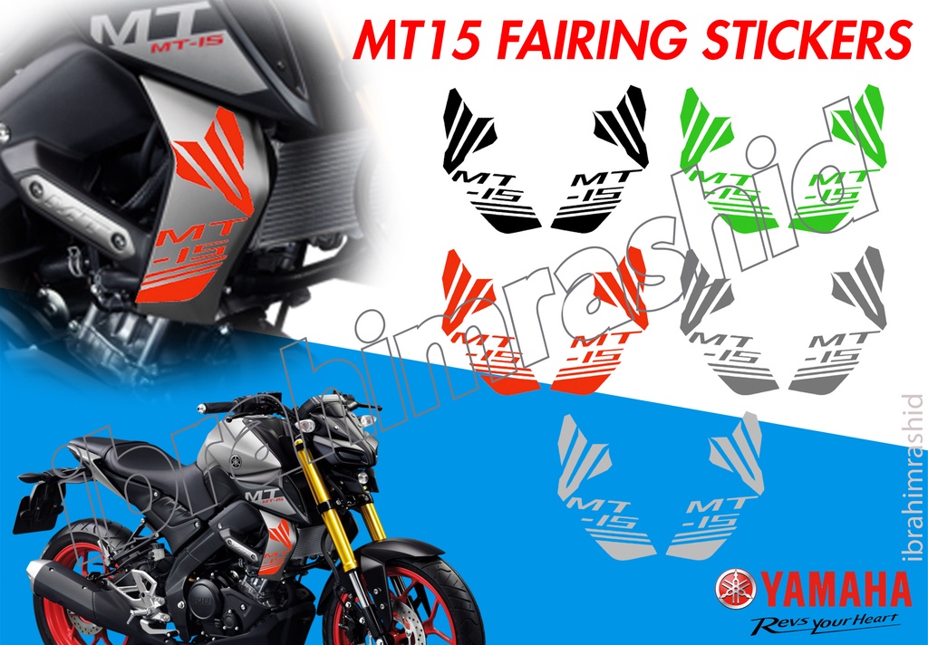 MT15 FAIRING STICKER (YAMAHA MT15 FAIRING STICKER) | Shopee Malaysia
