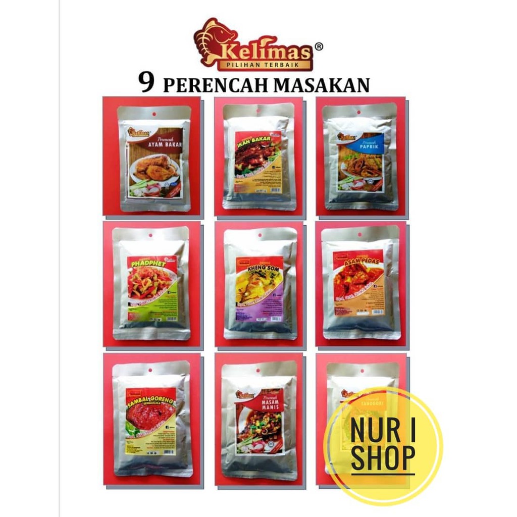 💥READY STOCK💥 PES SEGERA 9 MASAKAN KELIMAS | Shopee Malaysia