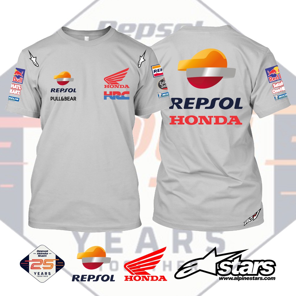 Repsol Honda 25years Anniversary Motorsport T-shirt | Shopee Malaysia