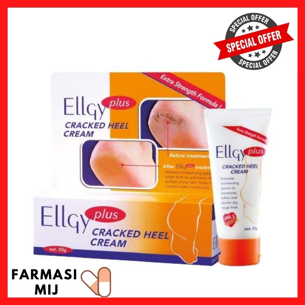 ELLGY PLUS CRACKED HEEL CREAM 50G (EXP:10/2026) | Shopee Malaysia