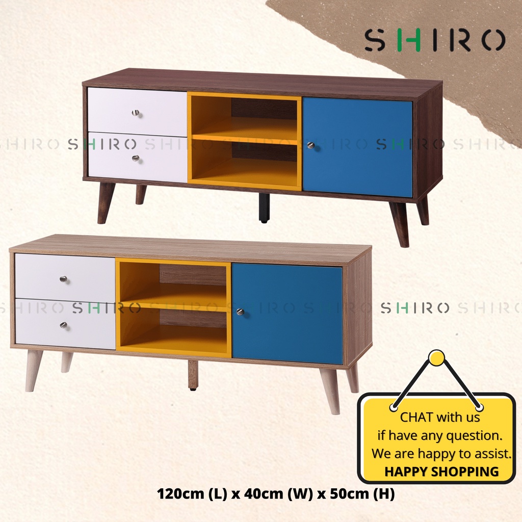 Rak TV Cabinet / TV Kabinet / Rack Storage / TV Console / Almari TV ...