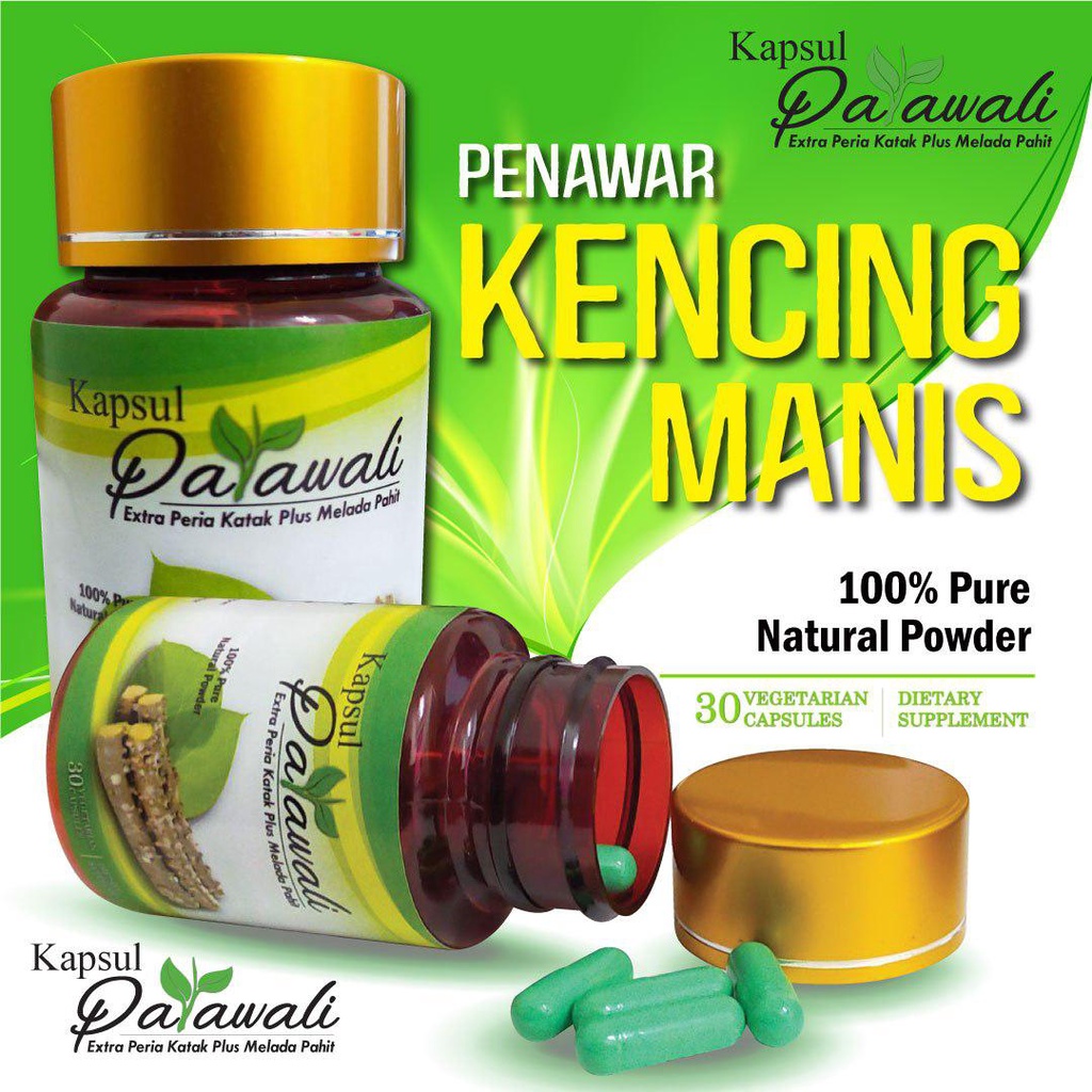 KAPSUL PATAWALI EXTRA PERIA KATAK PLUS MELADA PAHIT 30 CAPSULE RAJA ...