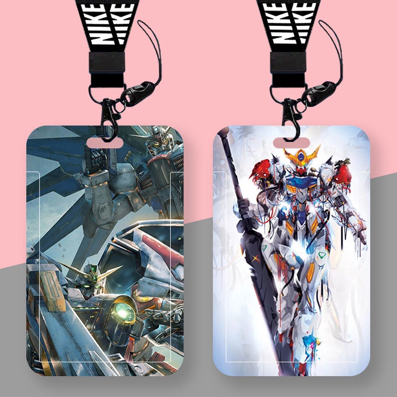 Anime Mobile Suit Gundam Student ID Card Holder Subway ID Work ID Card ...