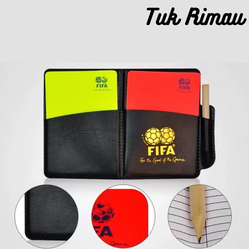REFEREE CARD Football Soccer Futsal Match Competition Penalty FIFA Red ...