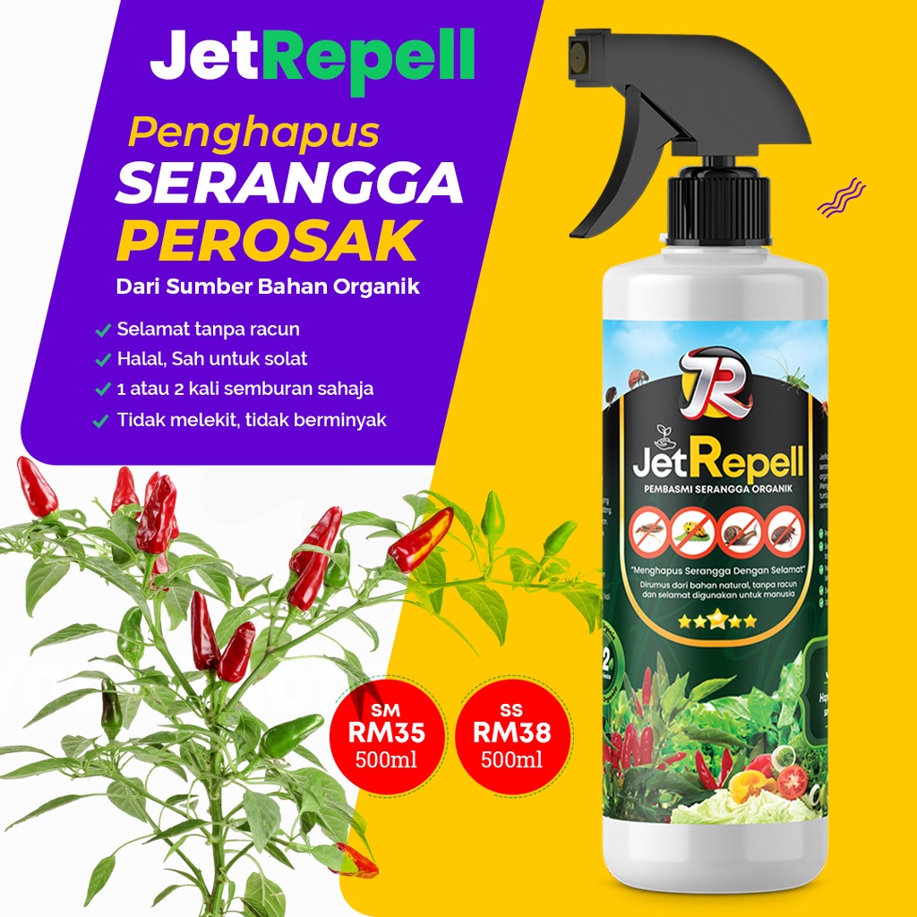 TERBARU Racun Serangga Organik Insect Repellent Spray Semut Lipas Pijat ...