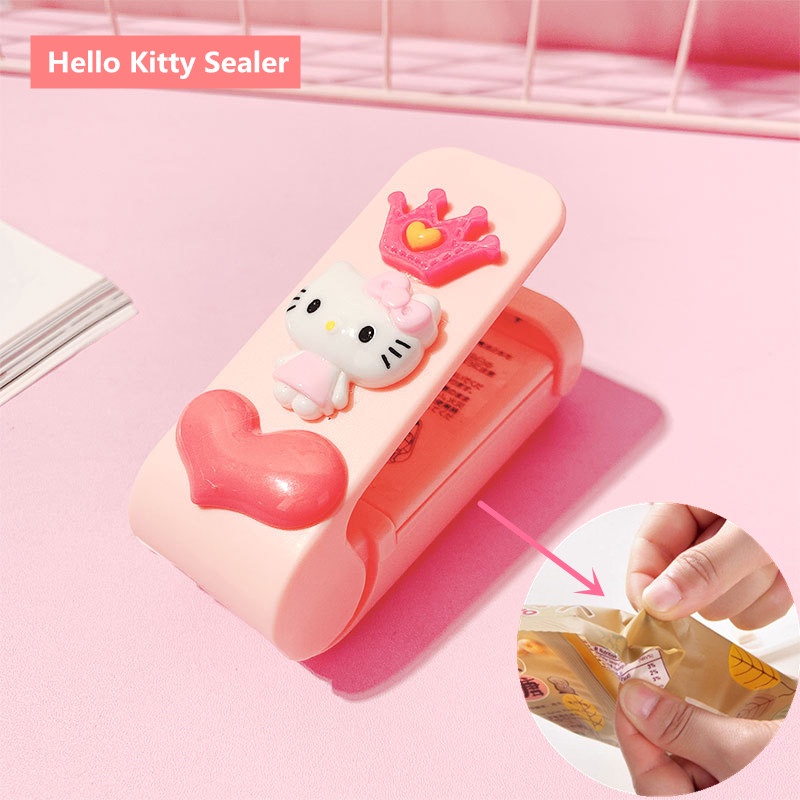 Creative Cartoon Mini Handheld Sealing Machine Hellokitty Snacks ...