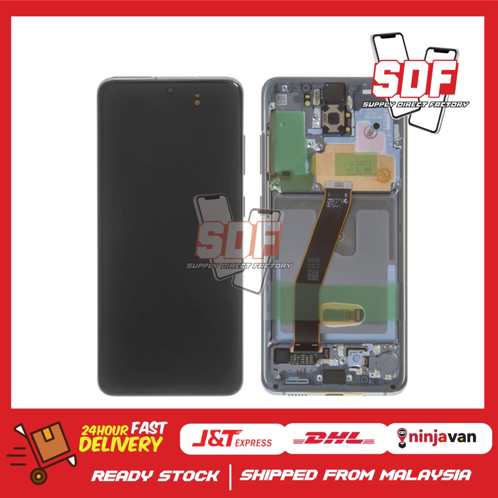 Samsung Galaxy S20 - G980 (FRAME) LCD Touch Screen Digitizer ORIGINAL ...