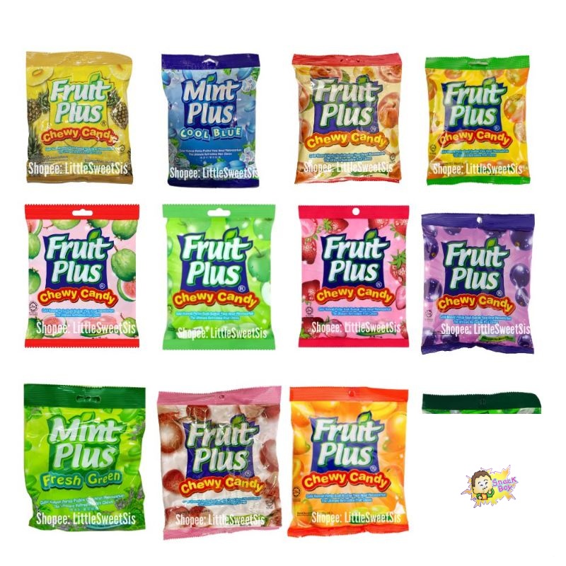 120g Fruit Plus Mint Plus Choco Milk Plus Assorted Chewy Candy | Shopee ...