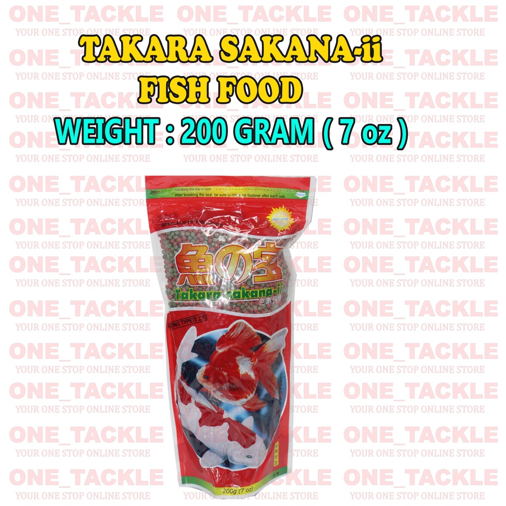 Takara Sakana-ii Fish Food / makanan ikan | Shopee Malaysia