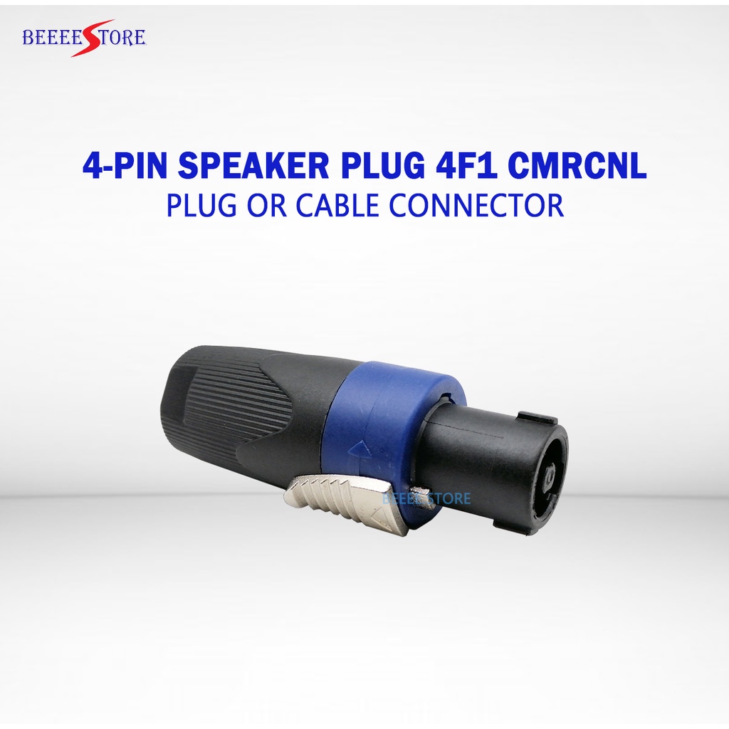 4 PIN Speaker Plug CMRCNL Professional Speaker Stereo Plug Or Cable ...