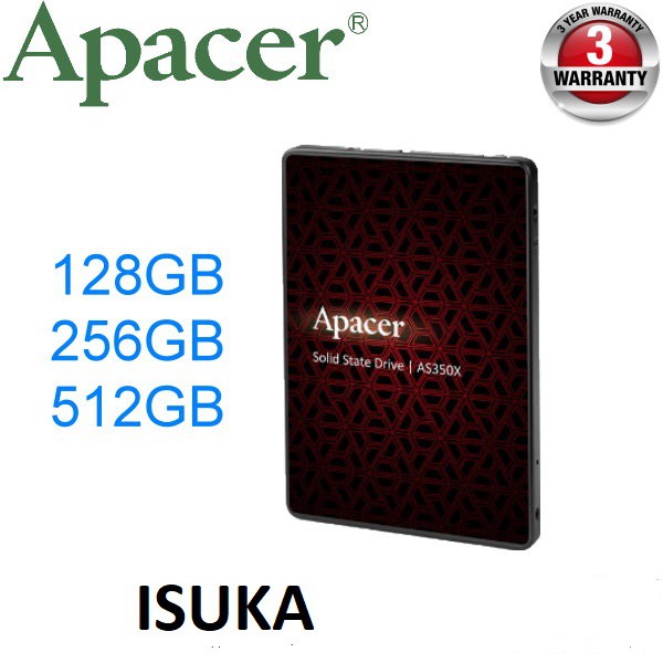 APACER SSD AS340/AS350X 2.5" SSD PANTHER SATA III 120GB & 240GB & 480GB & 960GB SOLID STATE ...