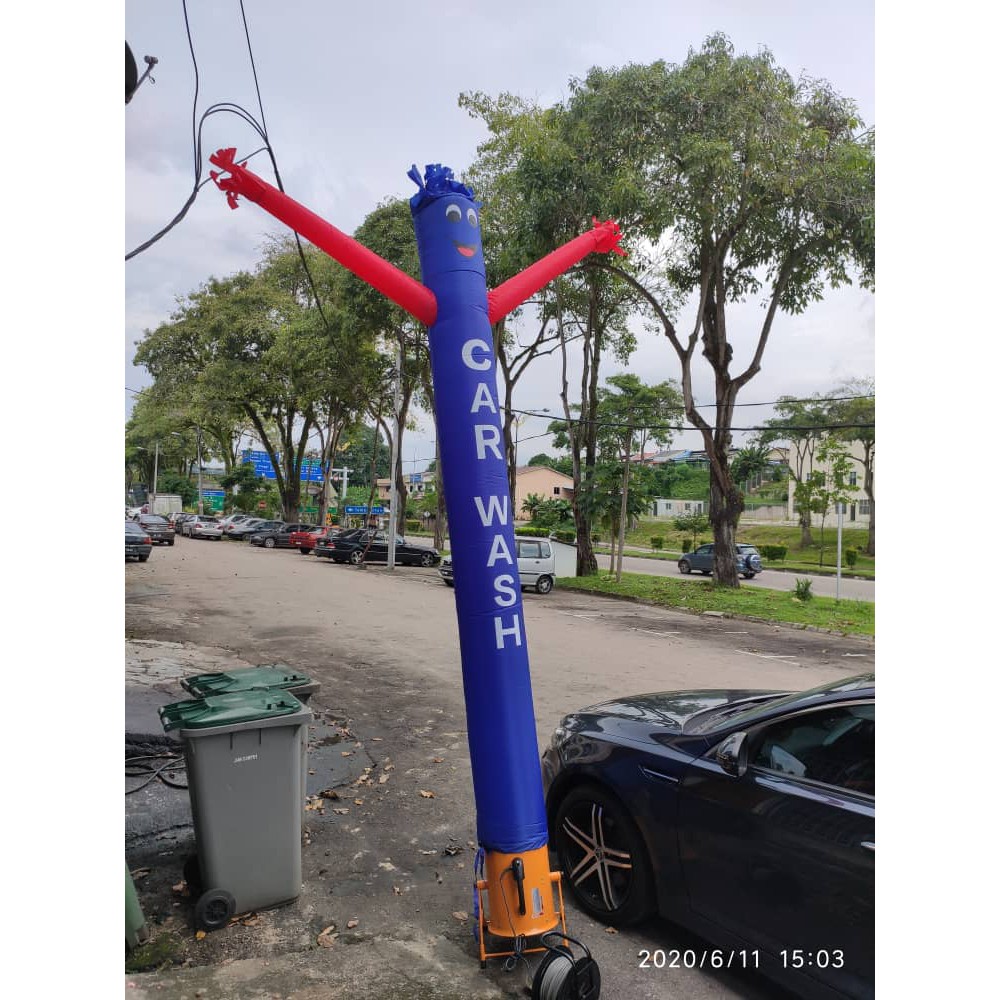Sky Dancer Car Wash Puppet For 12inch Blower *READY STOCK* | Shopee ...