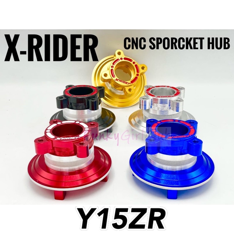X RIDER CNC SPROCKET HUB Y15ZR LAY BULAT DESIGN Y15 X-RIDER XRIDER | Shopee Malaysia