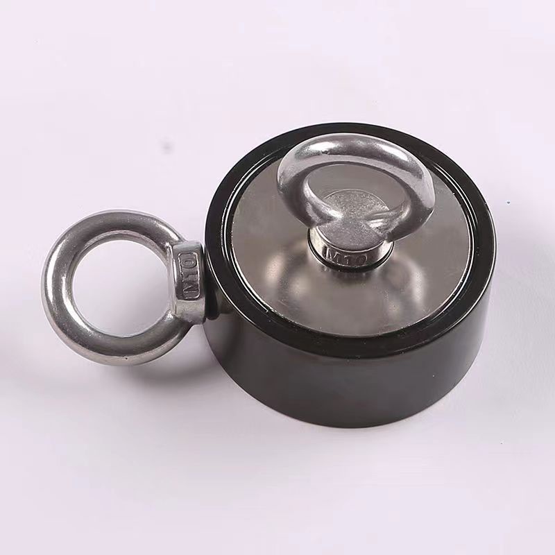 2*300kg D75mm Super Strong Double Side Neodymium Fishing Magnet with ...