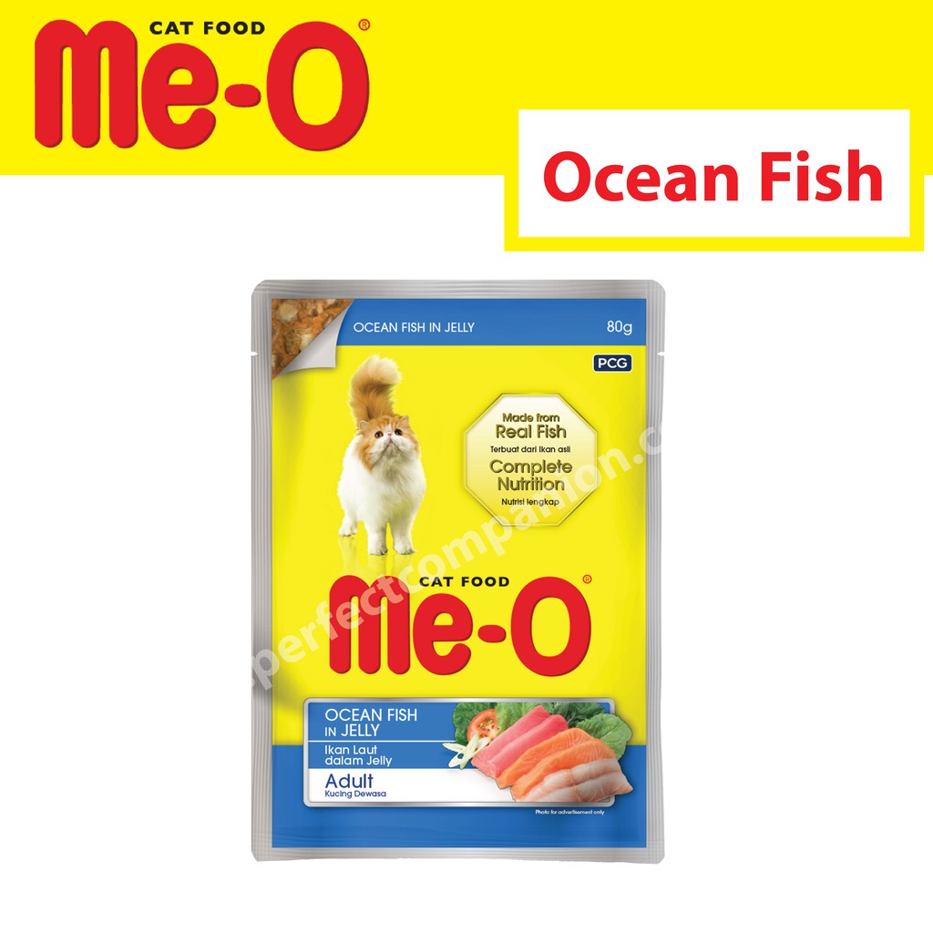 MeO Cat Pouch - Ocean Fish in jelly (80g) | Shopee Malaysia