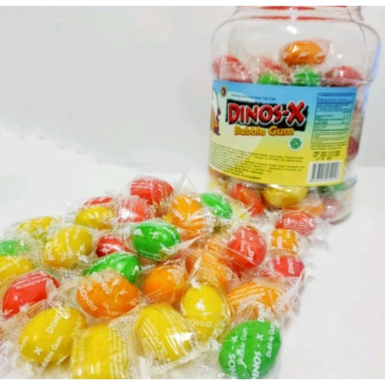 (10 Pcs) Dinos-X Bubble Gum / Chewing Gum / Gula Getah | Shopee Malaysia