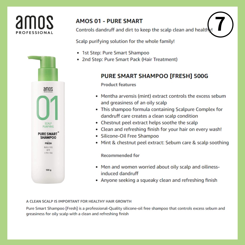 [AMOS PROFESSIONAL] Amos Collection & Scalp Nourish The Green Tea ...