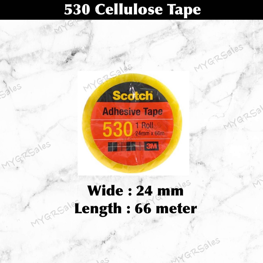 3M Scotch 530 Cellulose Adhesives Tape (Original) | Shopee Malaysia