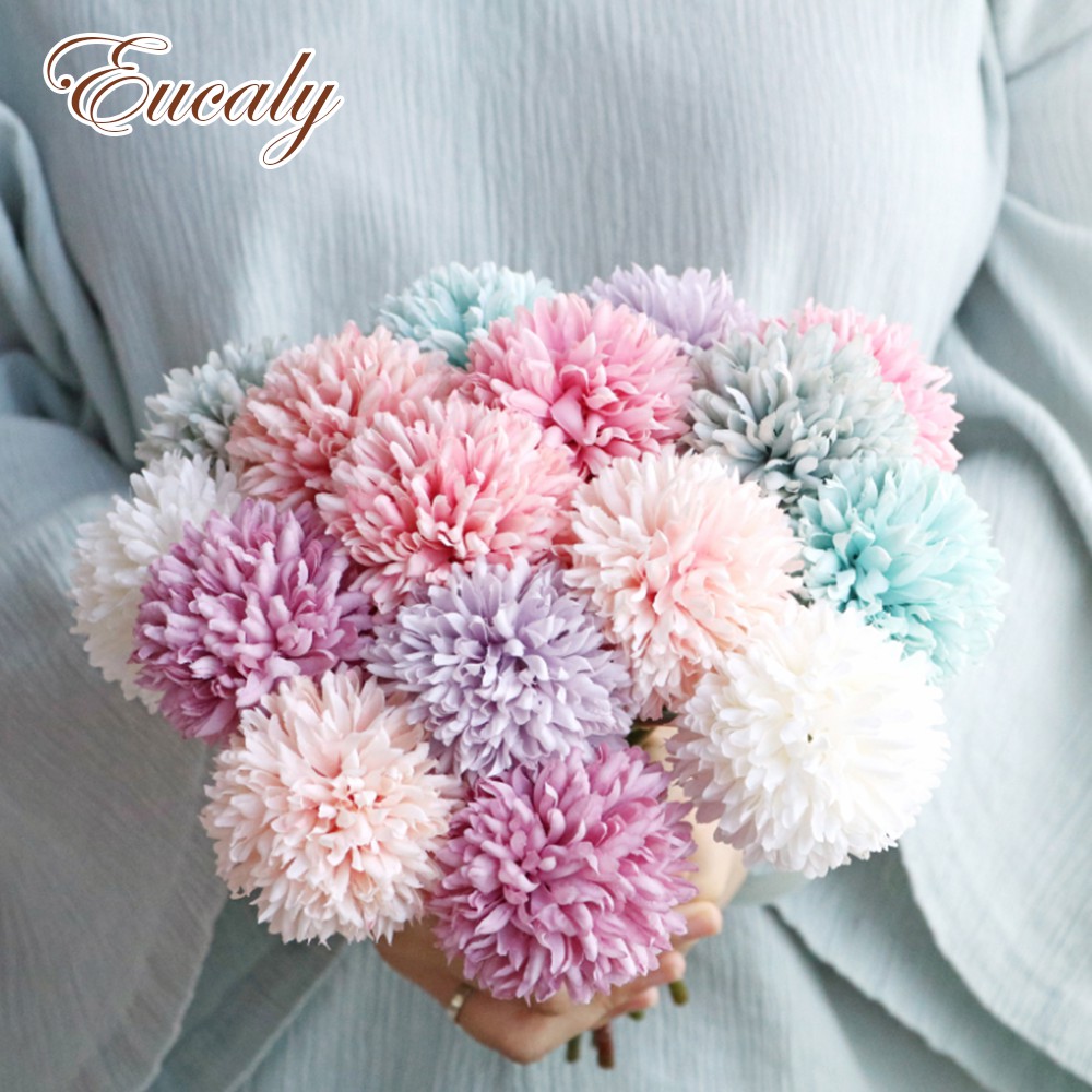 1Pcs 29cm Artificial Dandelion Flower Silk Hyacinth Flower for Wedding Home Party Hotel Garden ...