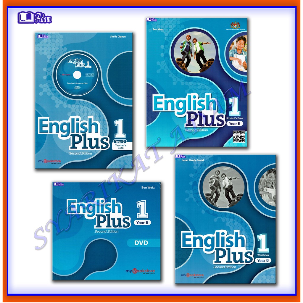 [ADM] TEXTBOOK ENGLISH PLUS 1 SECOND EDITION YEAR 5 (2021) | Shopee ...