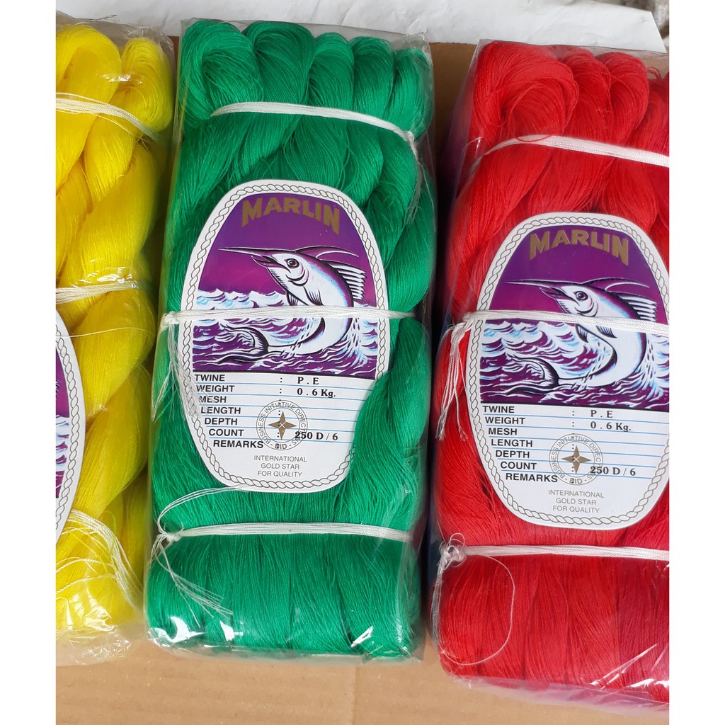 Retail Marlin/PE Marlin 250D/6 Serampat Rope (per Bunch) | Shopee Malaysia