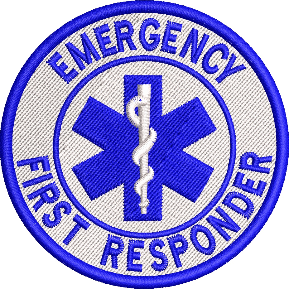 Embroidery patches Emergency First Responder | Shopee Malaysia