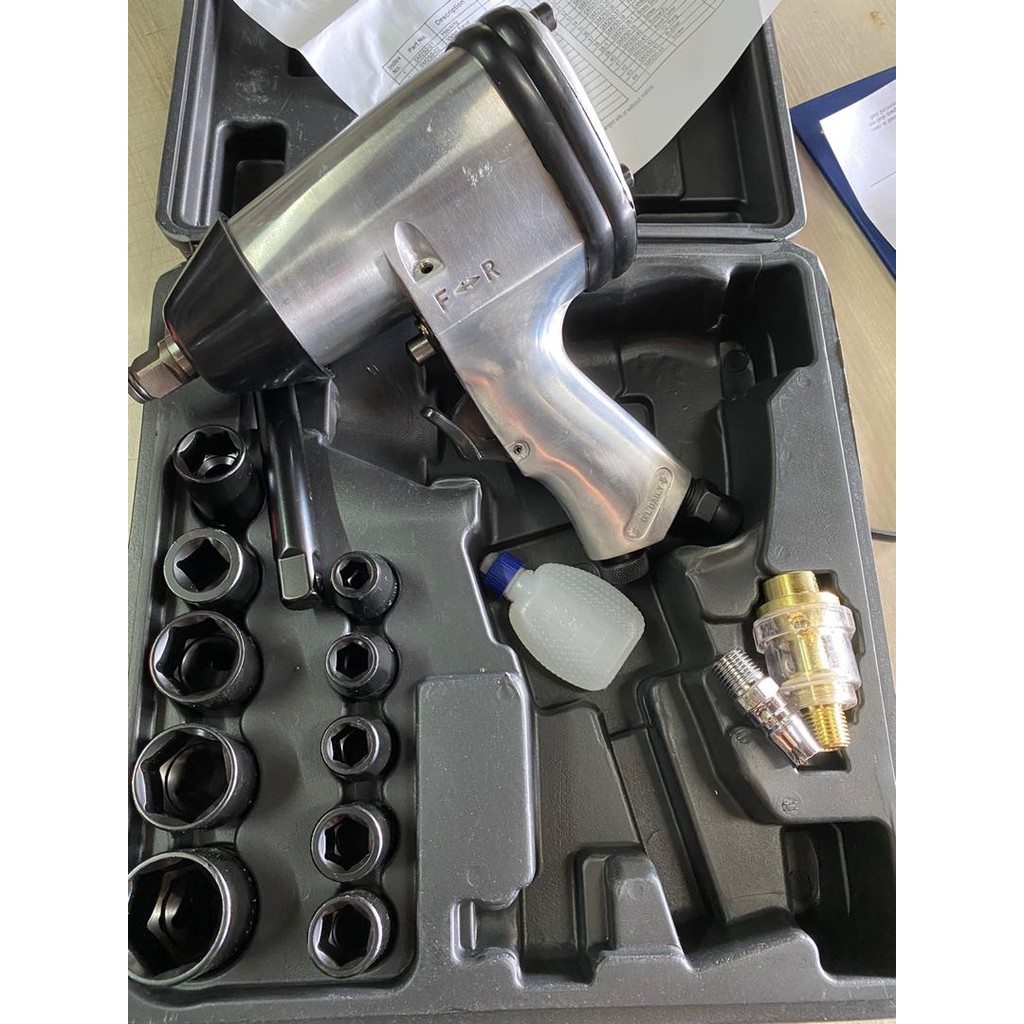 Air Wrench Tools Hight Quality Air Impact Set Air Gun spanner Box Set ...