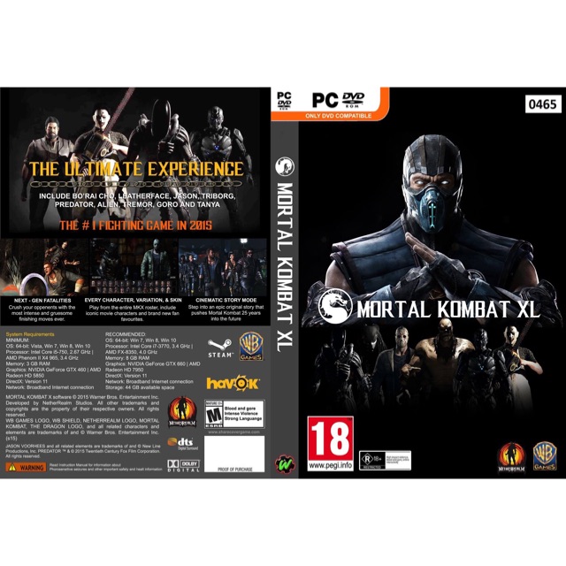 (PC) Mortal Kombat XL | Shopee Malaysia