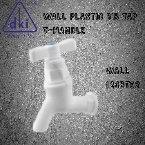 DKI Plastic Bib Tap (T. Handle 1/2" BSP) 124BT52 | Shopee Malaysia