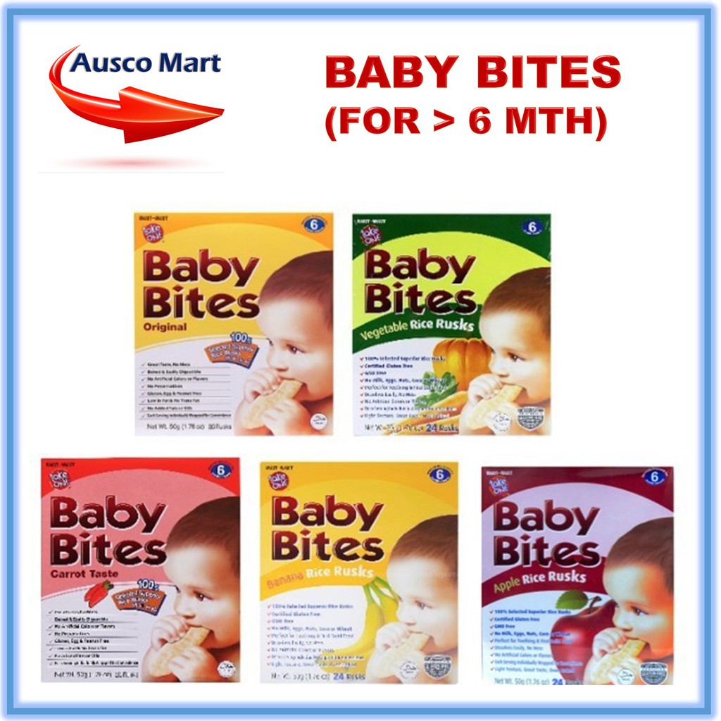 BABY BITES BISCUIT 50G | Shopee Malaysia