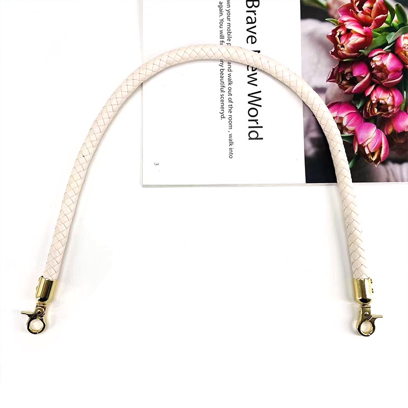 1Pcs PU Leather Braided Rope Handles for Handbag Shoulder Bag Strap ...