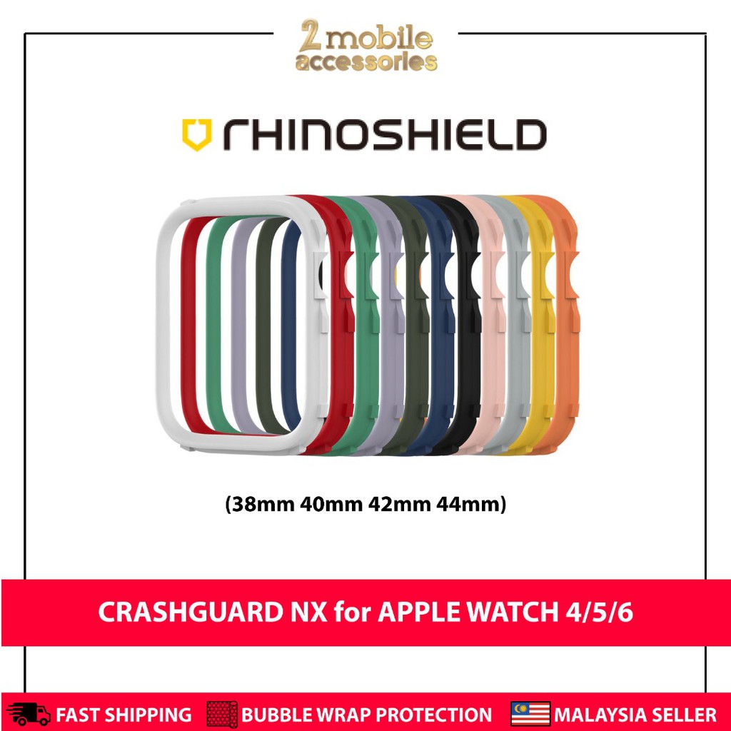 RHINO SHIELD CrashGuard NX Protection Case For Apple Watch 4-5-6 Series ...